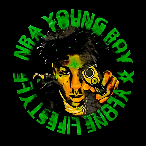 VLONE | Shirts | Youngboy Nba X Vlone Cross Roads Tee Xl Usa | Poshmark